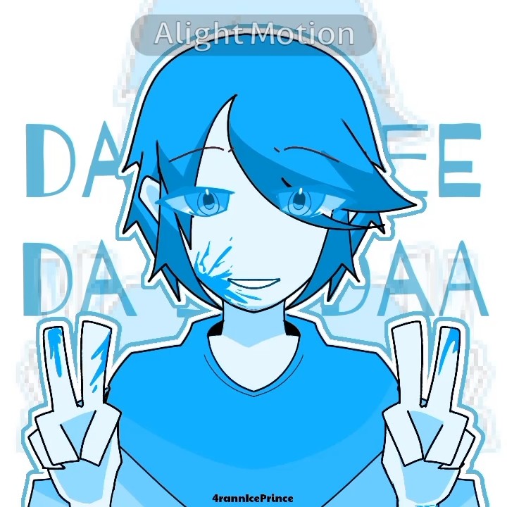 I'm blue (Lembu dah beli dah belah) 💙 | animation #gachaindo #gacha # ...