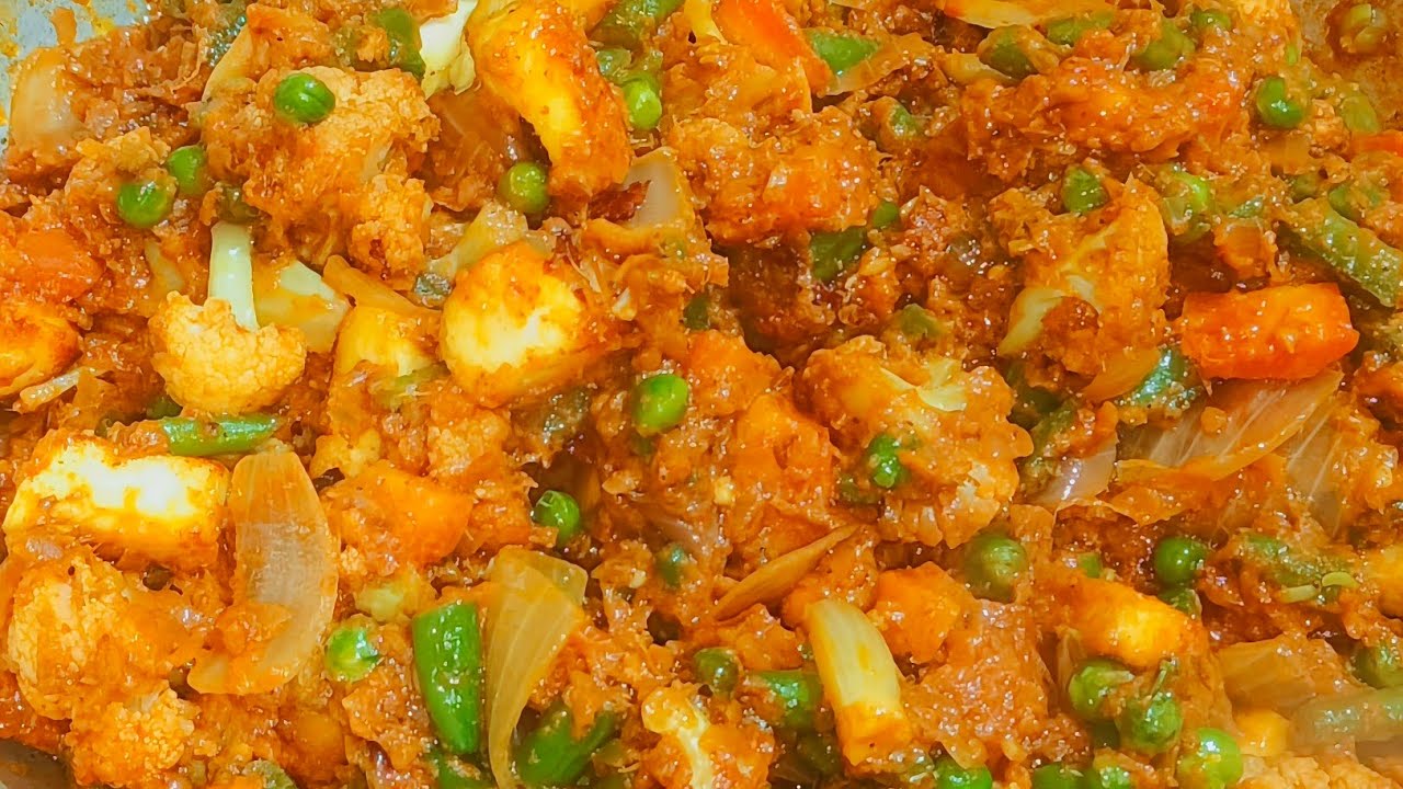 Halwai Style Mix Veg Recipe | Shaadi Wali Mix Vegetable Sabzi | mix veg ...