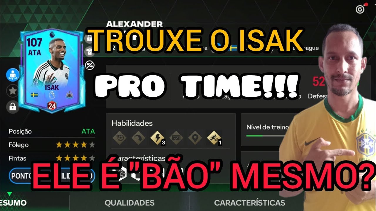 TROUXE O ISAK POTM PRO TIME! BORA VER SE ELE É ISSO TUDO MESMO? - YouTube