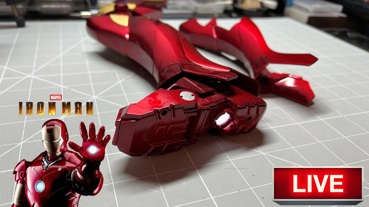 Build the Mark III Iron Man Armour LIVE - Stages 55-58 - YouTube
