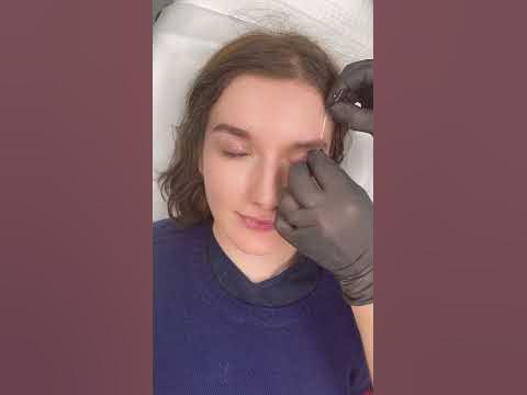 Пирсинг брови - YouTube