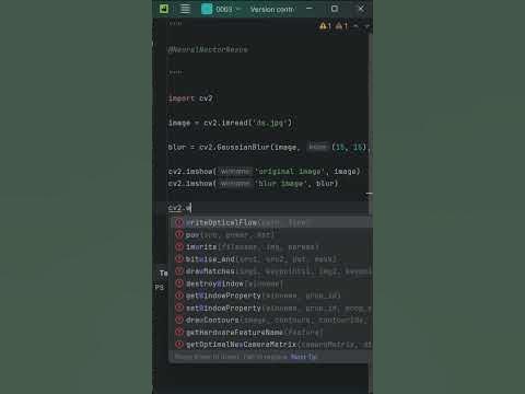 03 - Gaussian Blur in OpenCV! #computervision #imageprocessing #opencv #python # ...