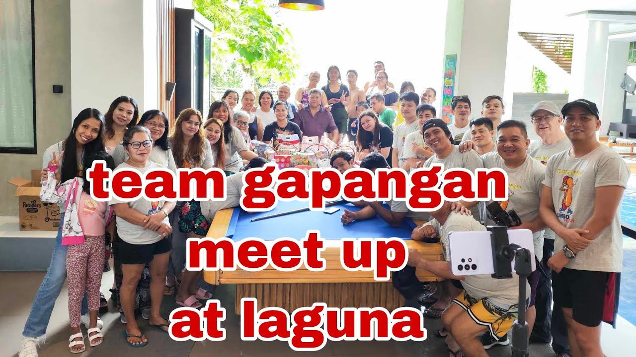 Team gapangan Mee up at laguna - YouTube