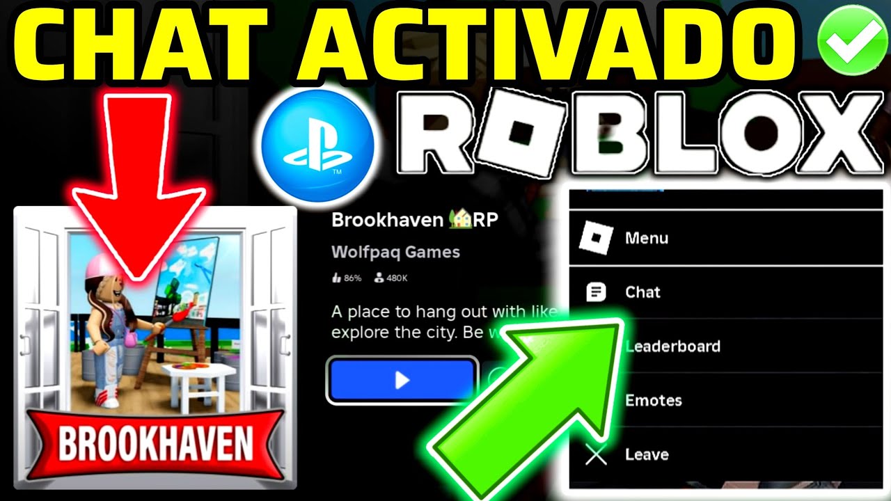 COMO ACTIVAR CHAT en ROBLOX DE PS4 Y PS5 2025 - YouTube