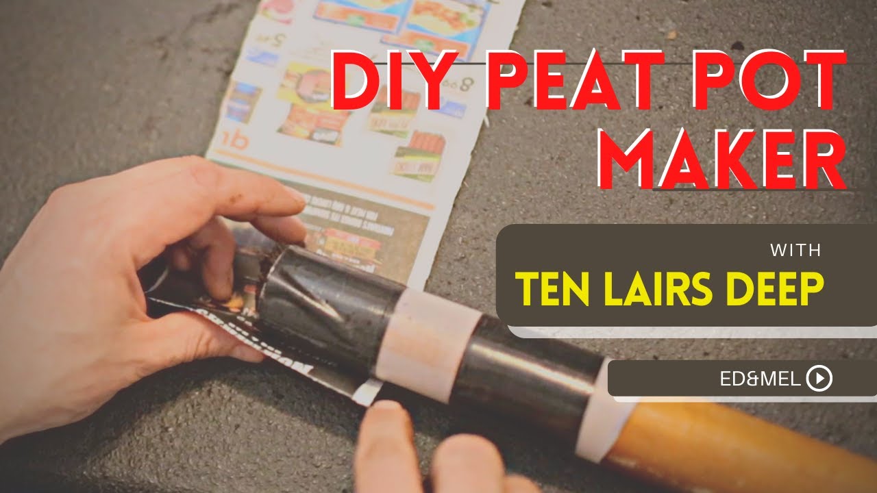 MAKE YOUR OWN PEAT POTS | DIY | SAVE MONEY, PLANT SEEDS | Zone 3 Flower ...