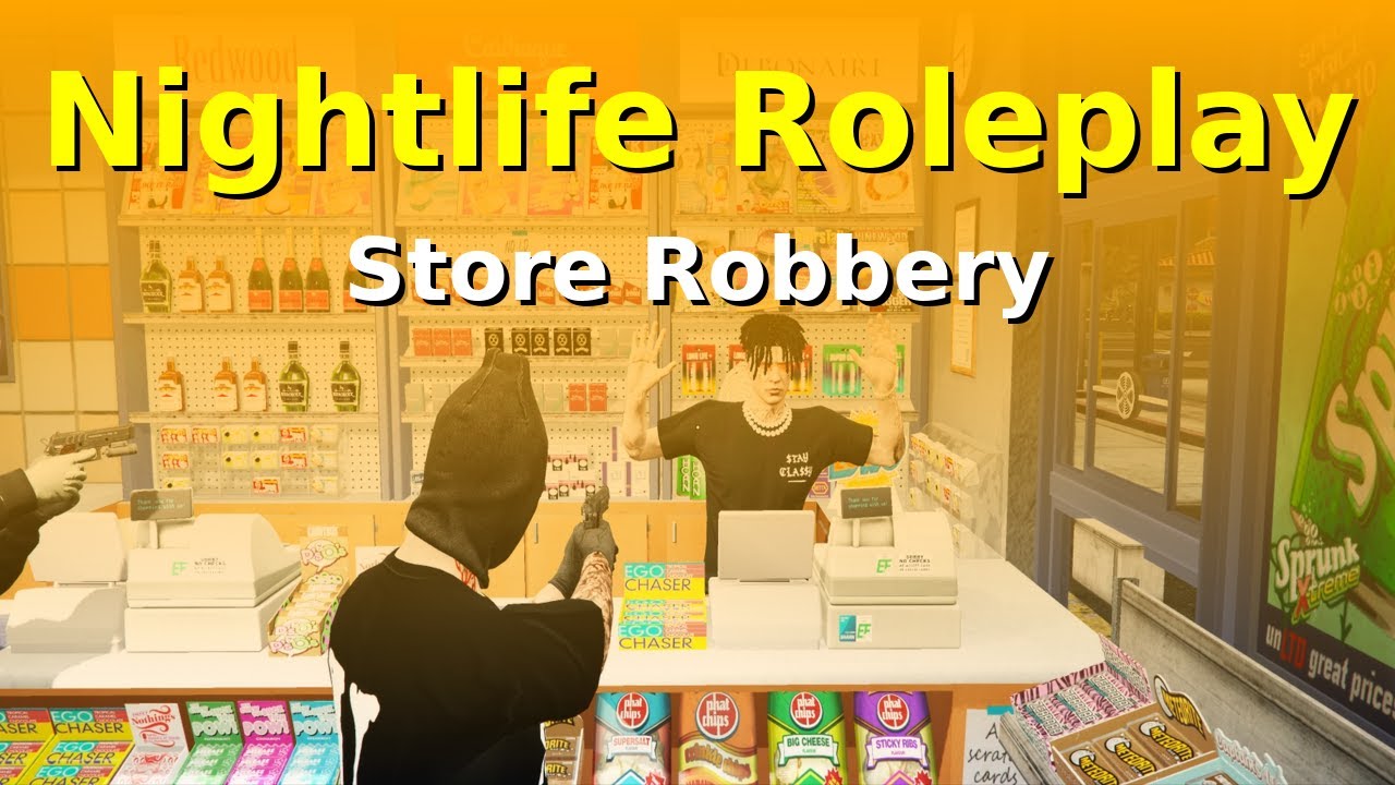 Nightlife Roleplay | Store Owner Held at Gunpoint During Intense Heist ...