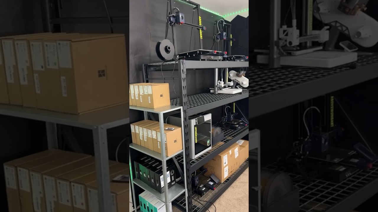 Part one: 3D Printing Shelf Studio Upgrade - YouTube