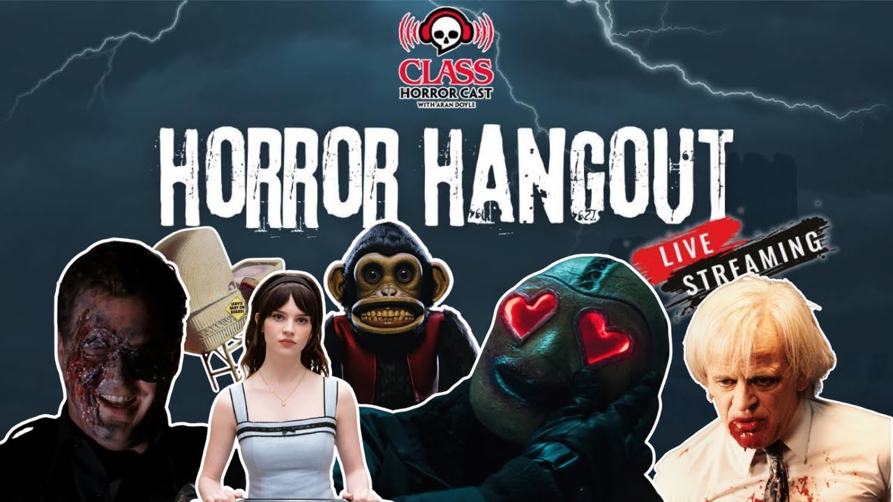 Horror Hangout Live (Heart Eyes/The Monkey Review, Crawlspace, PsychoCop & more) - YouTube