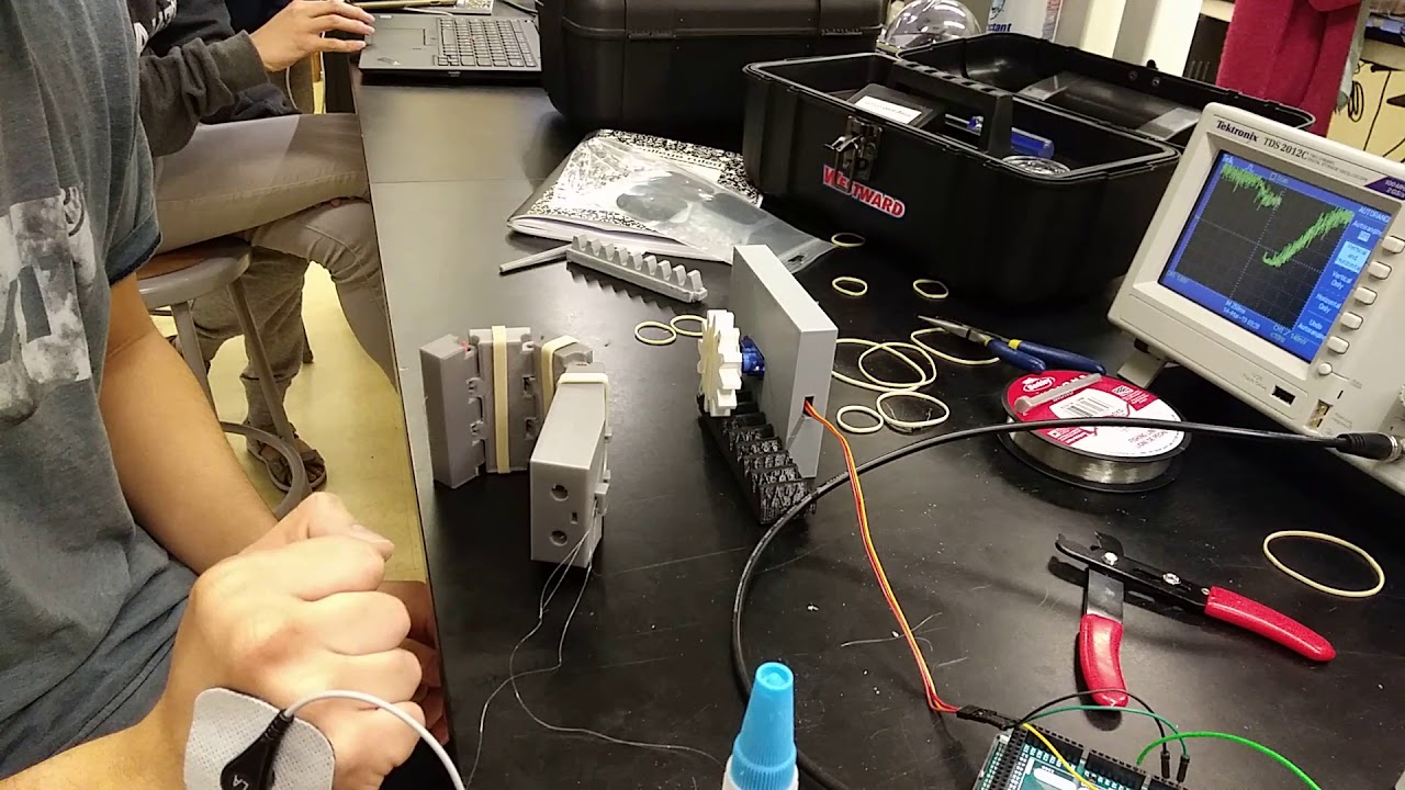 EMG Controlled Gear - YouTube