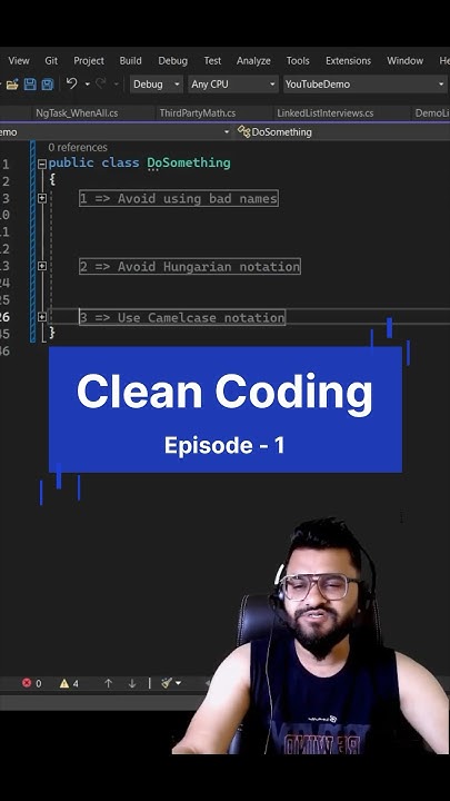 Episode 1 Clean Coding In C Correct Way Of Naming Conventions Shorts Coding Csharp