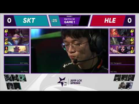 SKT vs HLE SK Telecom T1 vs Hanwha Life Esports| Week 3 Day 5 | Game 1 FULL | LCK Spring Split ...