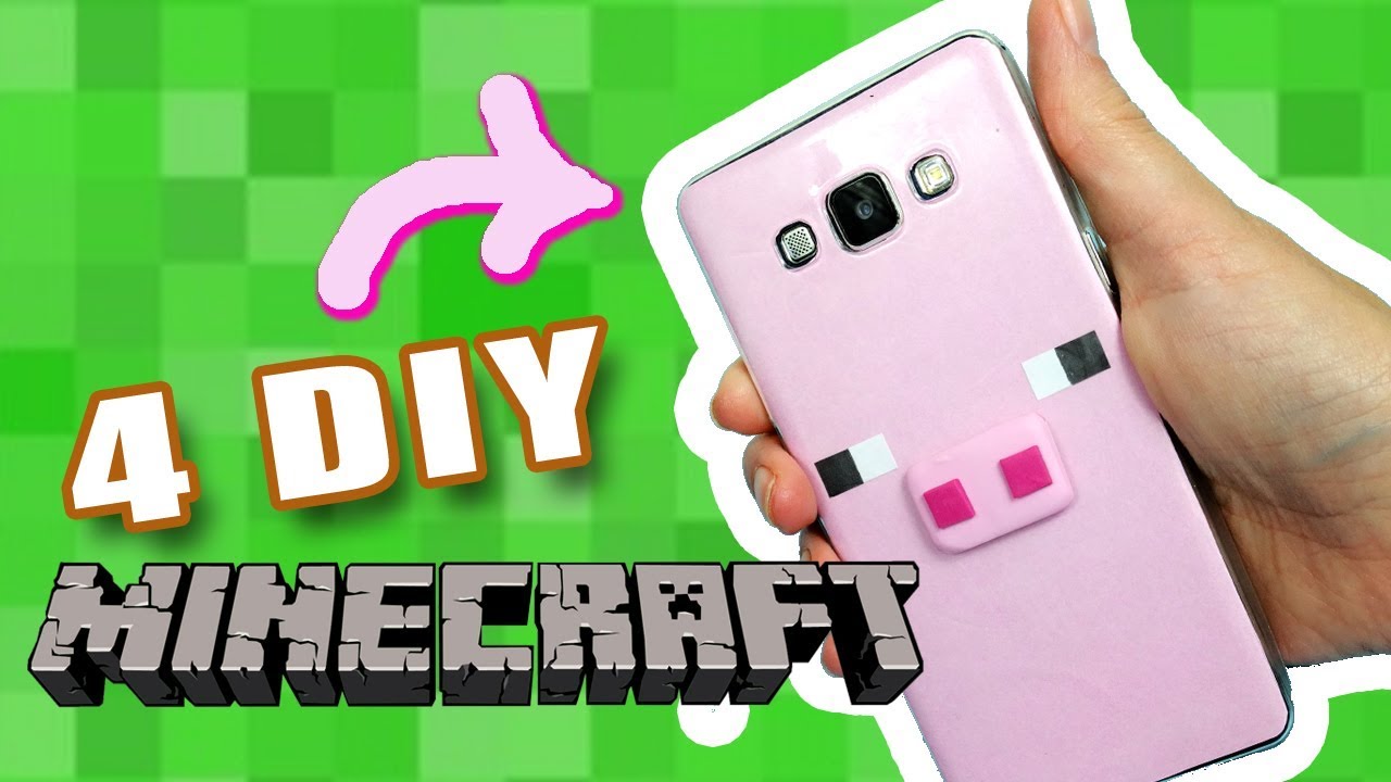 MINECRAFT DIYs You NEED TO TRY! 4 DIY Minecraft gadgets EVERY MINECRAFT ...