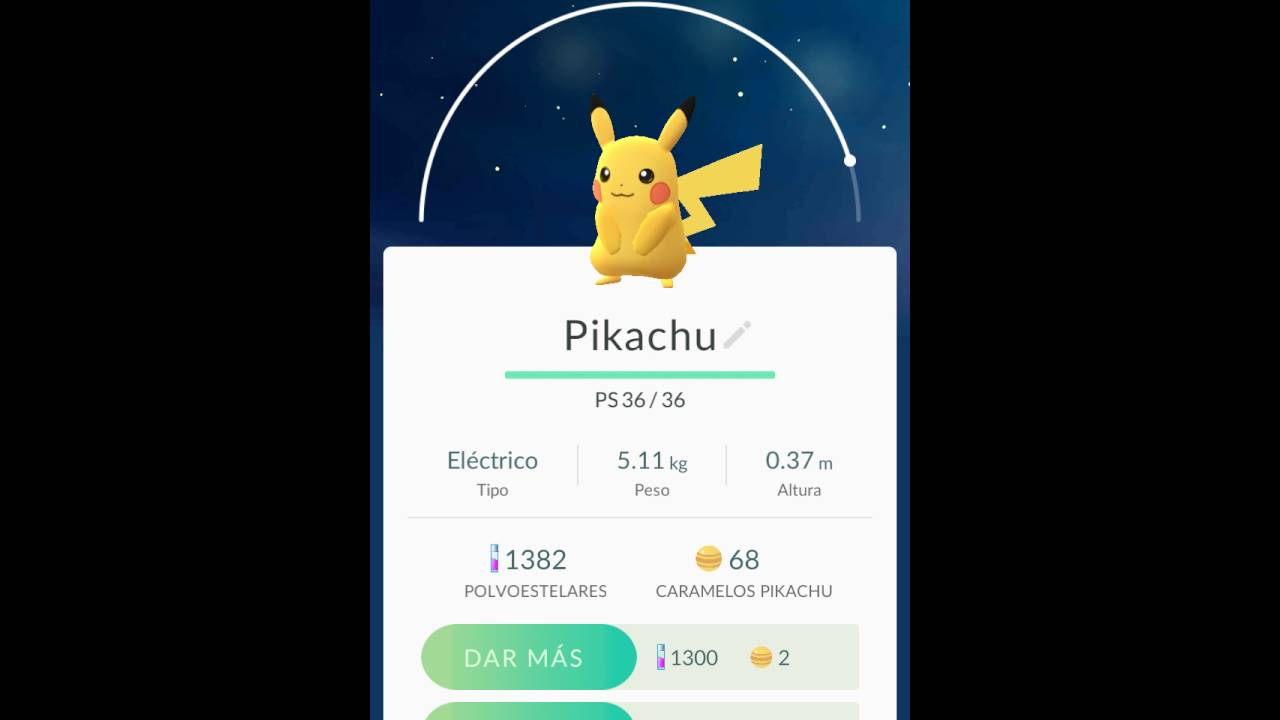 Evolución de Pikachu a Raichu - Pokemon GO - YouTube