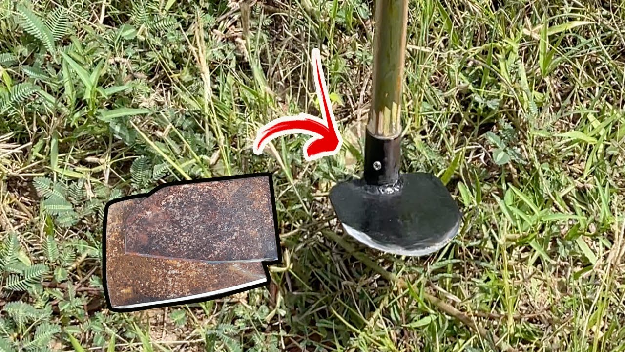 Here is a diy hoe from great quality steel - YouTube