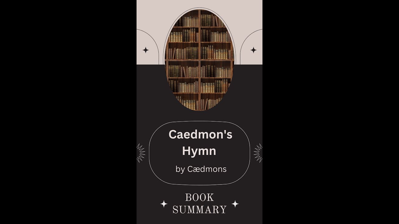 Book Summary - Caedmon's Hymn - YouTube