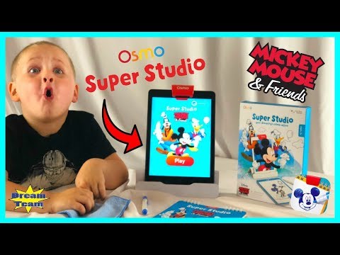 Osmo Super Studios With Disney Mickey Mouse & Friends, Learn To Draw Video For Kids
