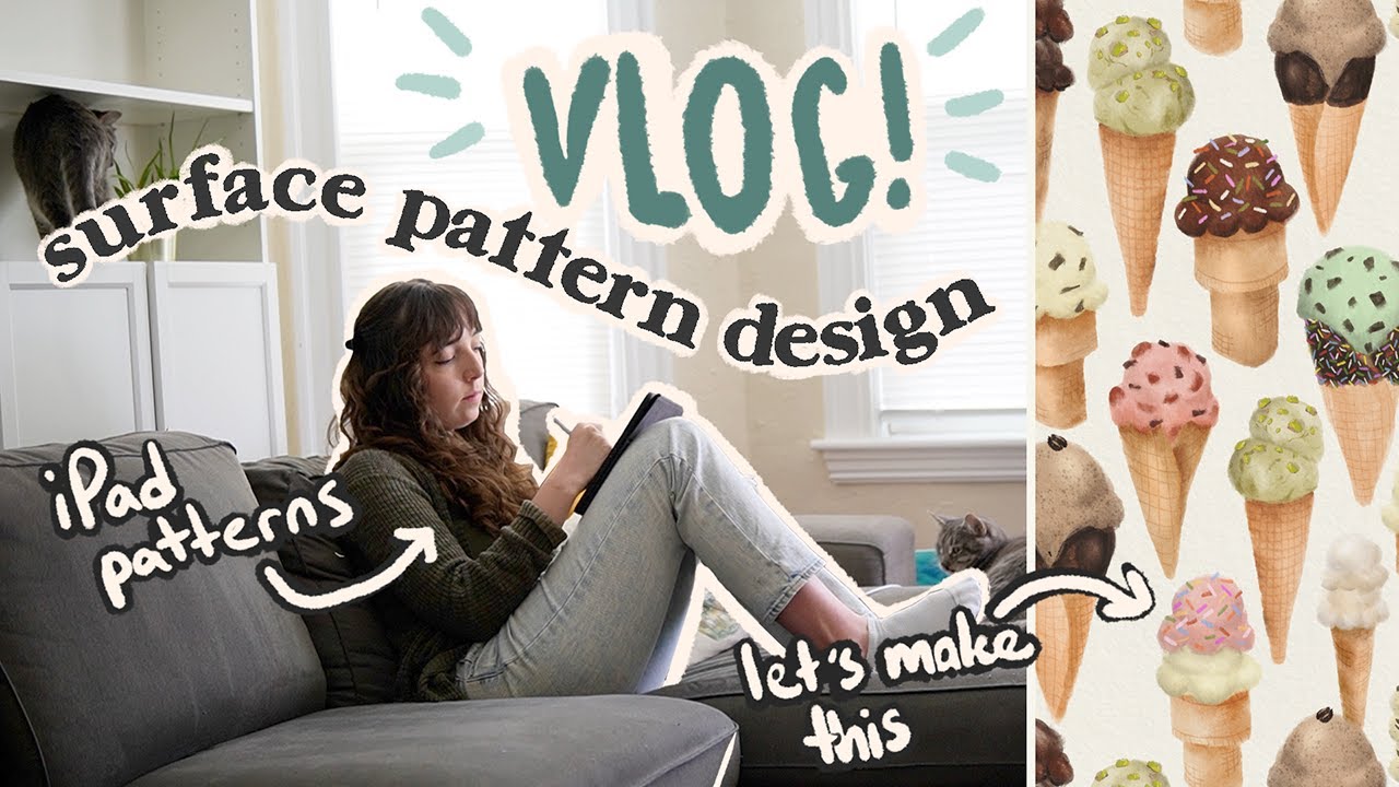 can I use my iPad to design repeating patterns?🌻 surface pattern design ...