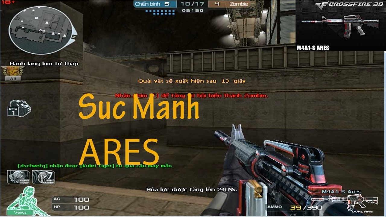 [Bình Luận CF] - M4A1 S Ares - Sức Mạnh Của Ares - Thư Top_ZomBie - YouTube