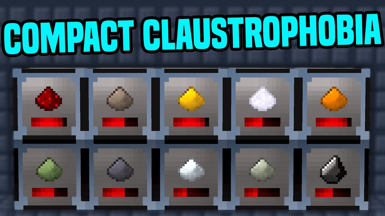 Minecraft Compact Claustrophobia | COMPACT RESOURCE GENERATION! #6 ...