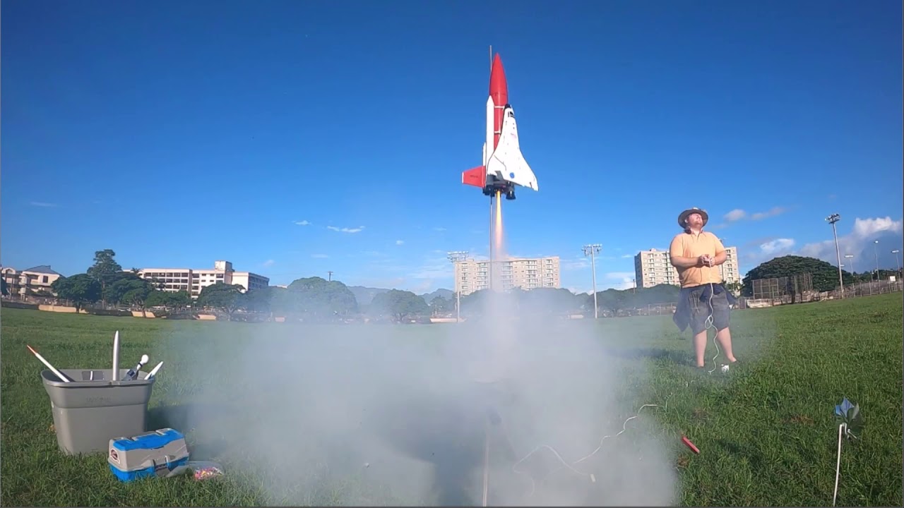 Model Rockets: Successful launch and recovery of Shuttle then lost two ...