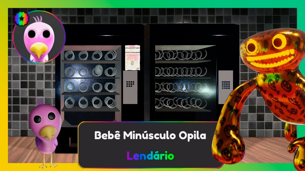 COMO CONSEGUIR BABY OPILA BIRD MINÚSCULO LENDÁRIO (VENDING MACHINE CODE QUEST) - GARTEN OF ...