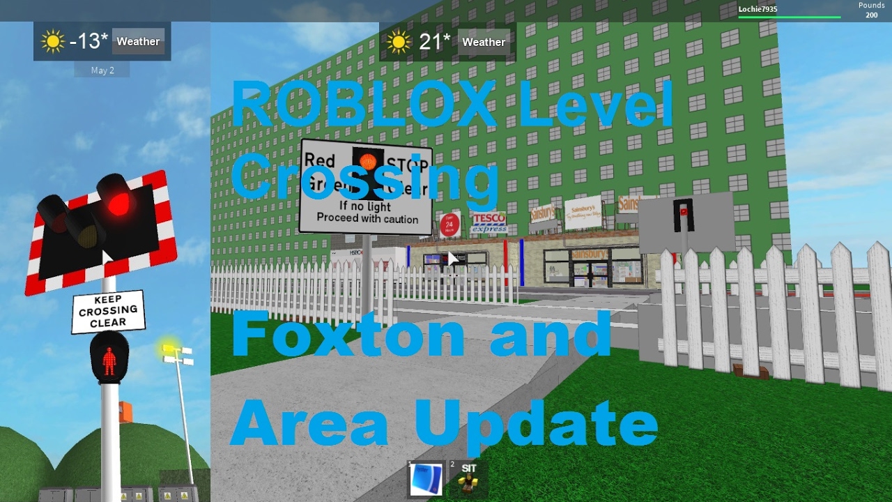 ROBLOX Foxton and Area Update - YouTube