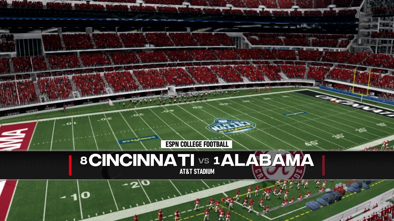 Cincinnati v Alabama | CFP Semifinal at the Goodyear Cotton Bowl ...