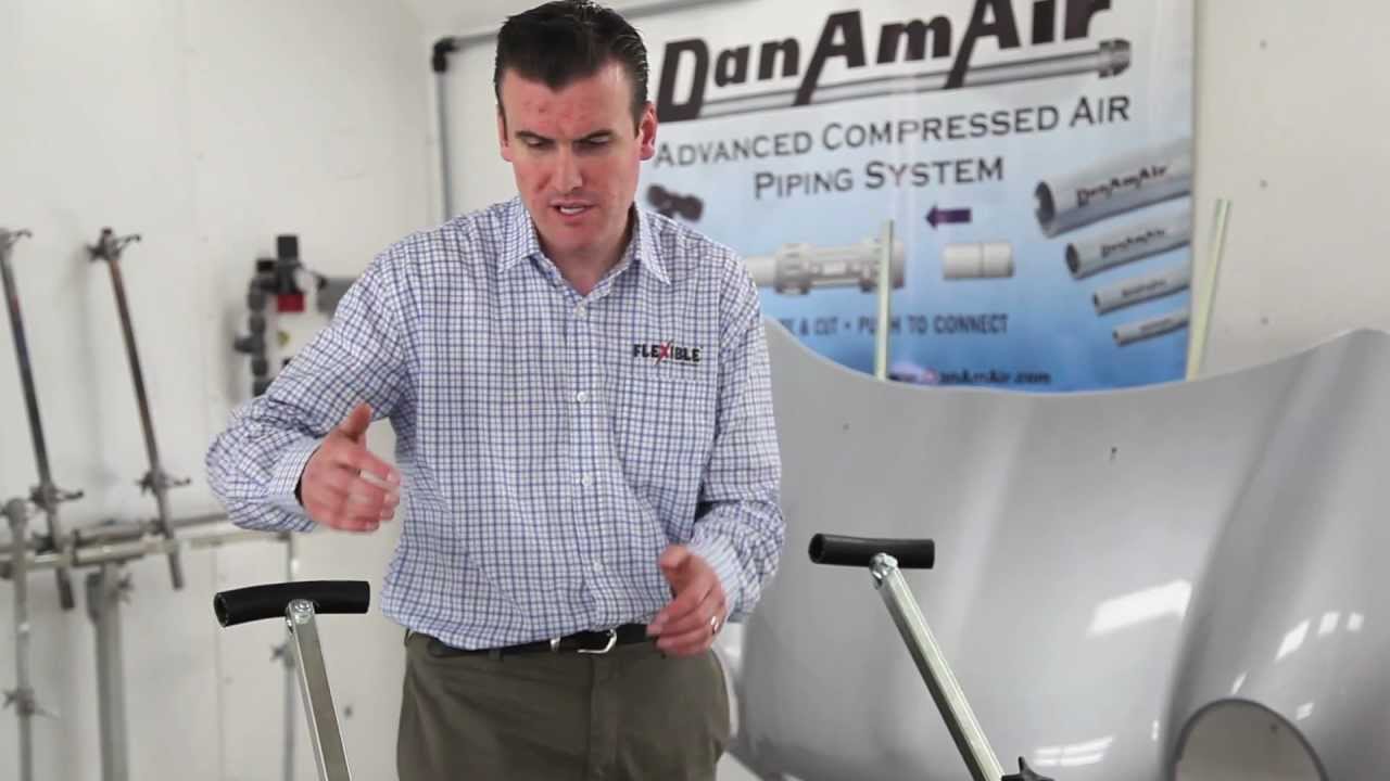 The Multiflex 2 Paint and Part Stand for Bumper Covers EF150 - YouTube