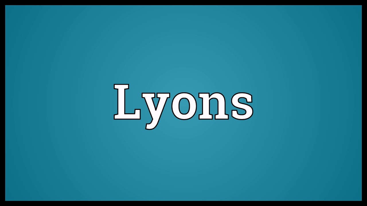 Lyons Meaning | Wordogram - YouTube