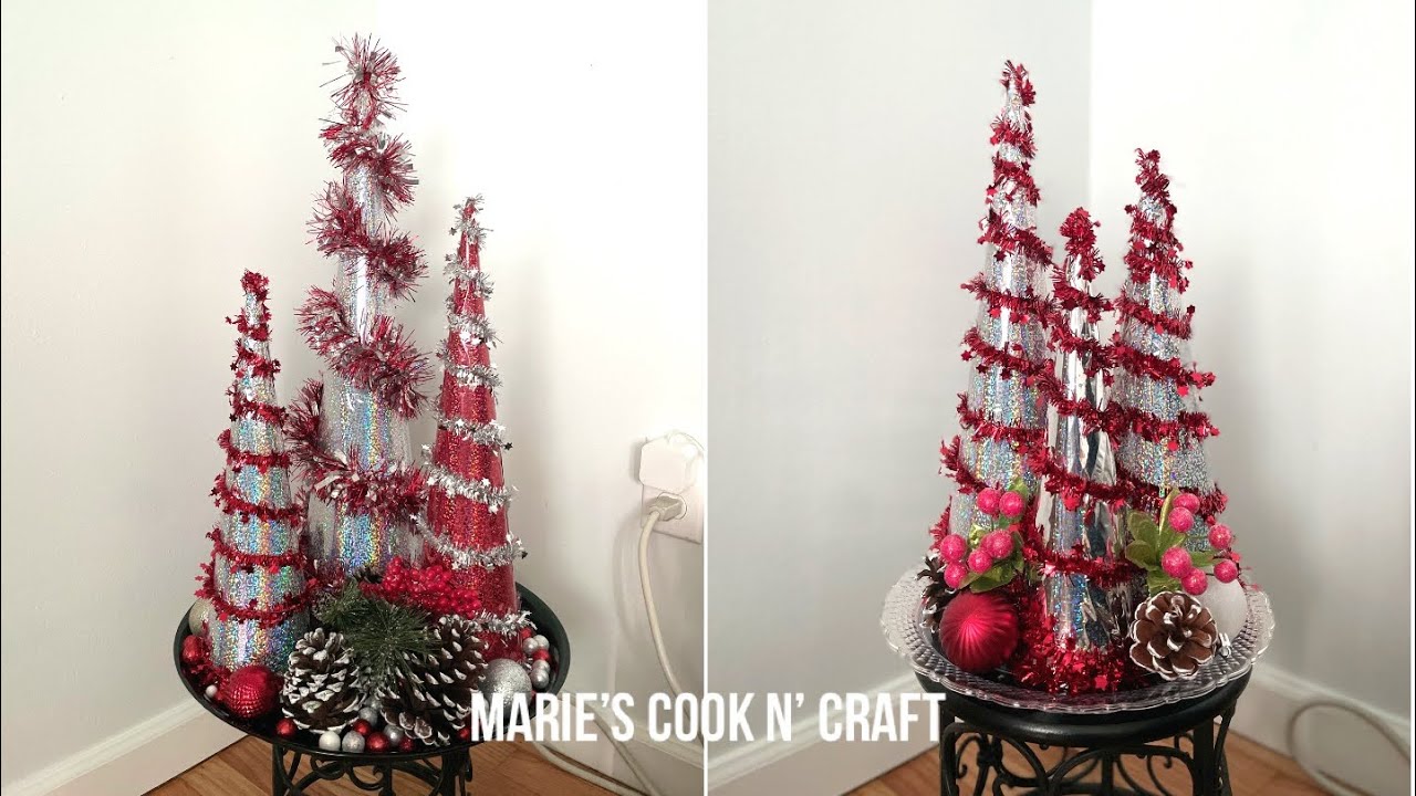 DIY Craft Christmas Decor Idea/ Recycled Materials Christmas Decoration ...