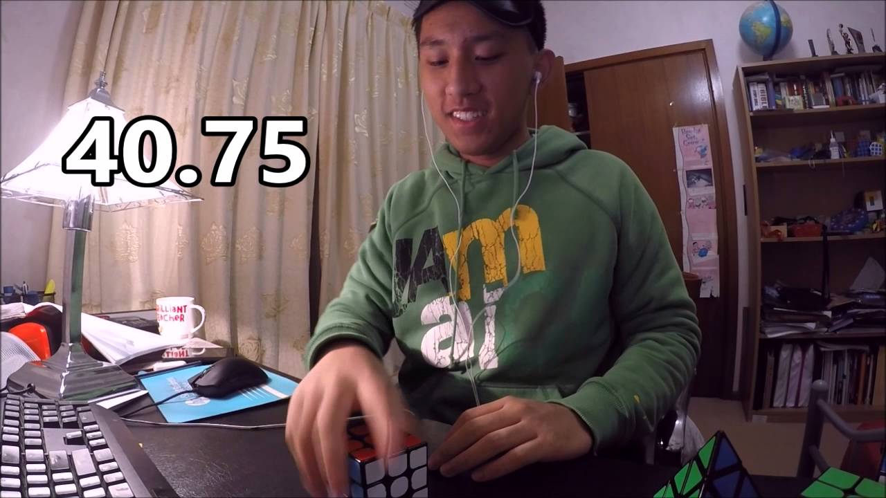 3BLD Three Sub 41 Solves - YouTube