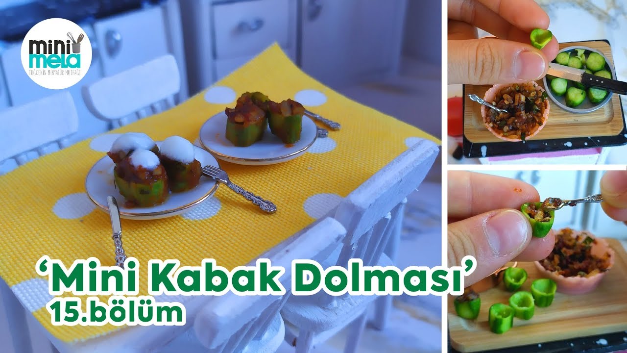 MİNİ KABAK DOLMASI - Minimela Mutfak - Minifood #kabak #mutfak # ...