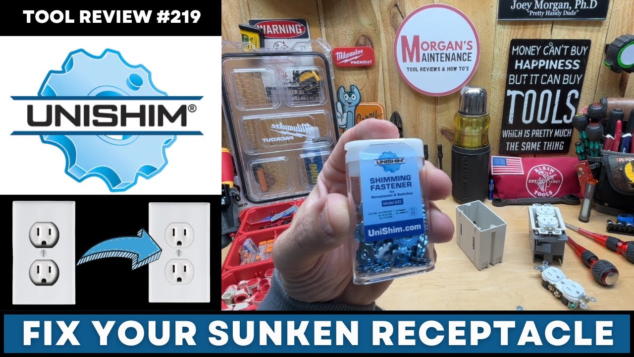 UNISHIM - Electrical Shims for Receptacles & Switches - YouTube