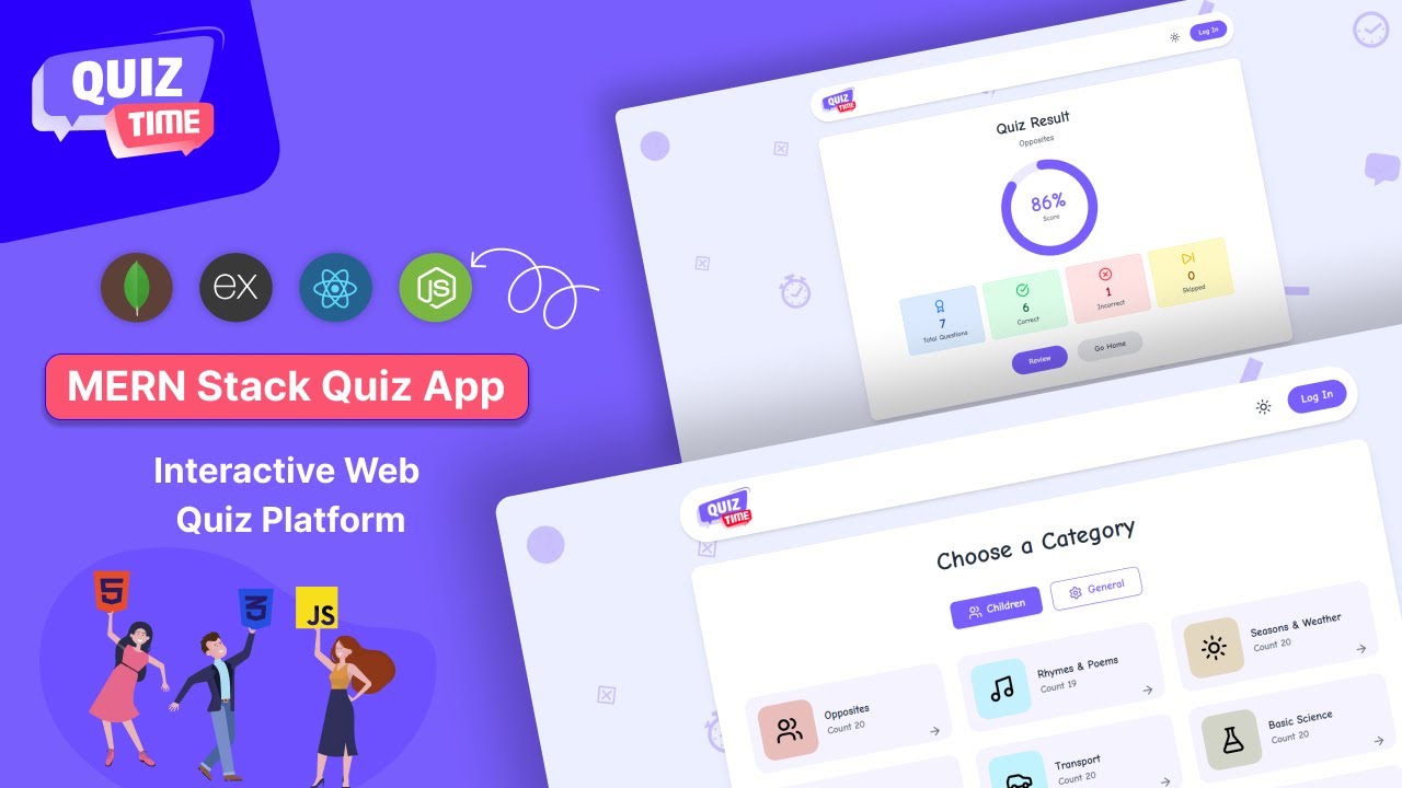 How to Setup QuizTime – MERN Stack Quiz App | Interactive Web Quiz ...