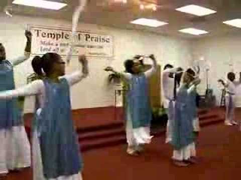 Praise Dance: Walking in Authority by Temple of Praise - YouTube