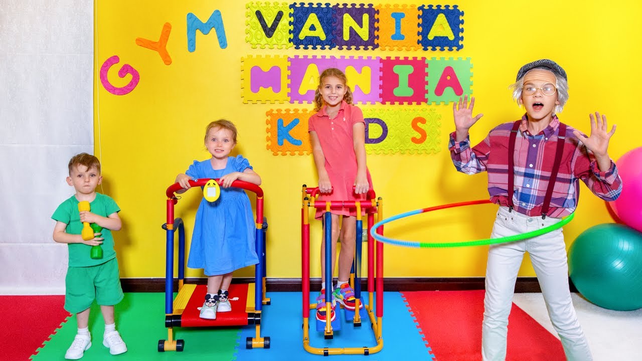 Five Kids Pretend Play Visit Grandfather and Not Be Lazy + more ...