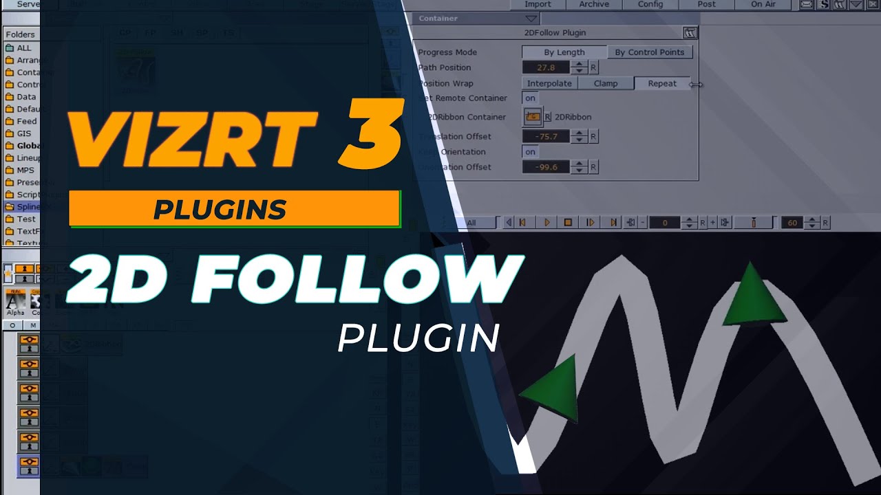Vizrt 3 2D Follow Plugin Tutorial - YouTube