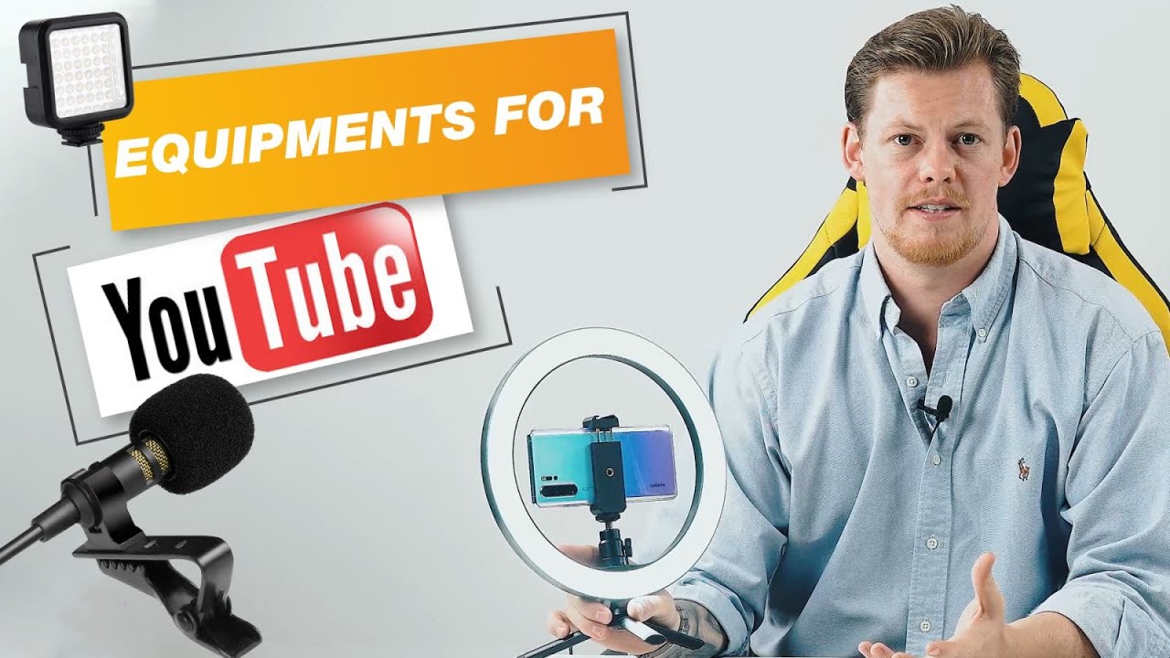 Equipments for youtube channel | Youtube beginners kit - YouTube