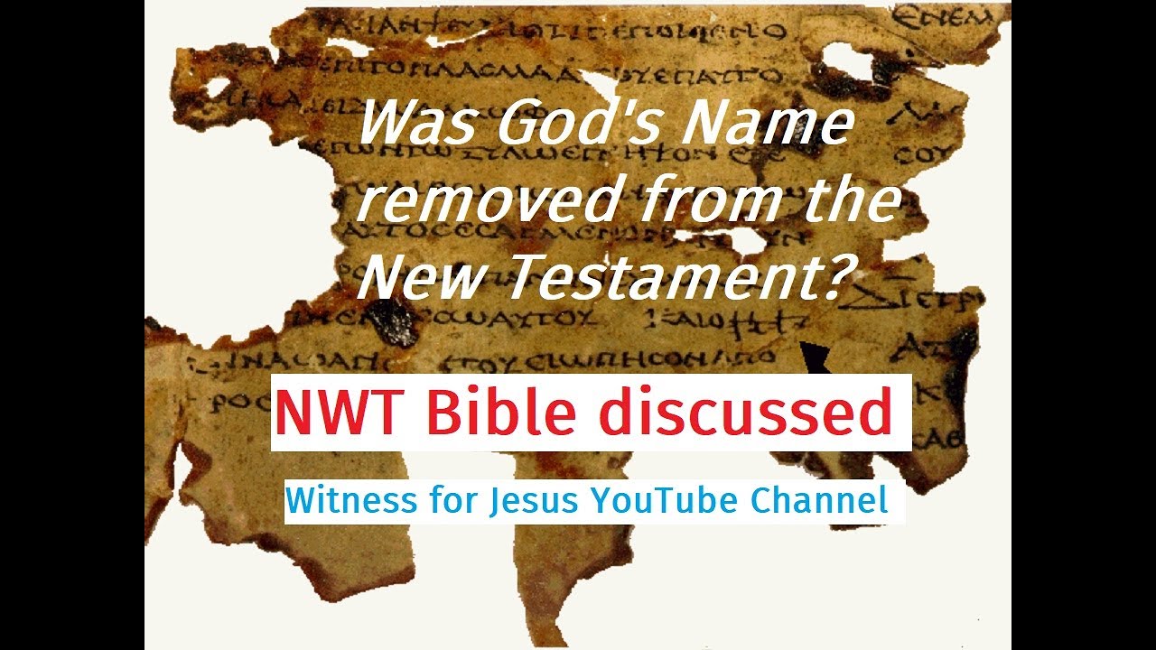 Was God s Name Removed From The New Testament NWT Bible 2013 Apprendix was-god-s-name-removed-from-the-new-testament-nwt-bible-2013-apprendix