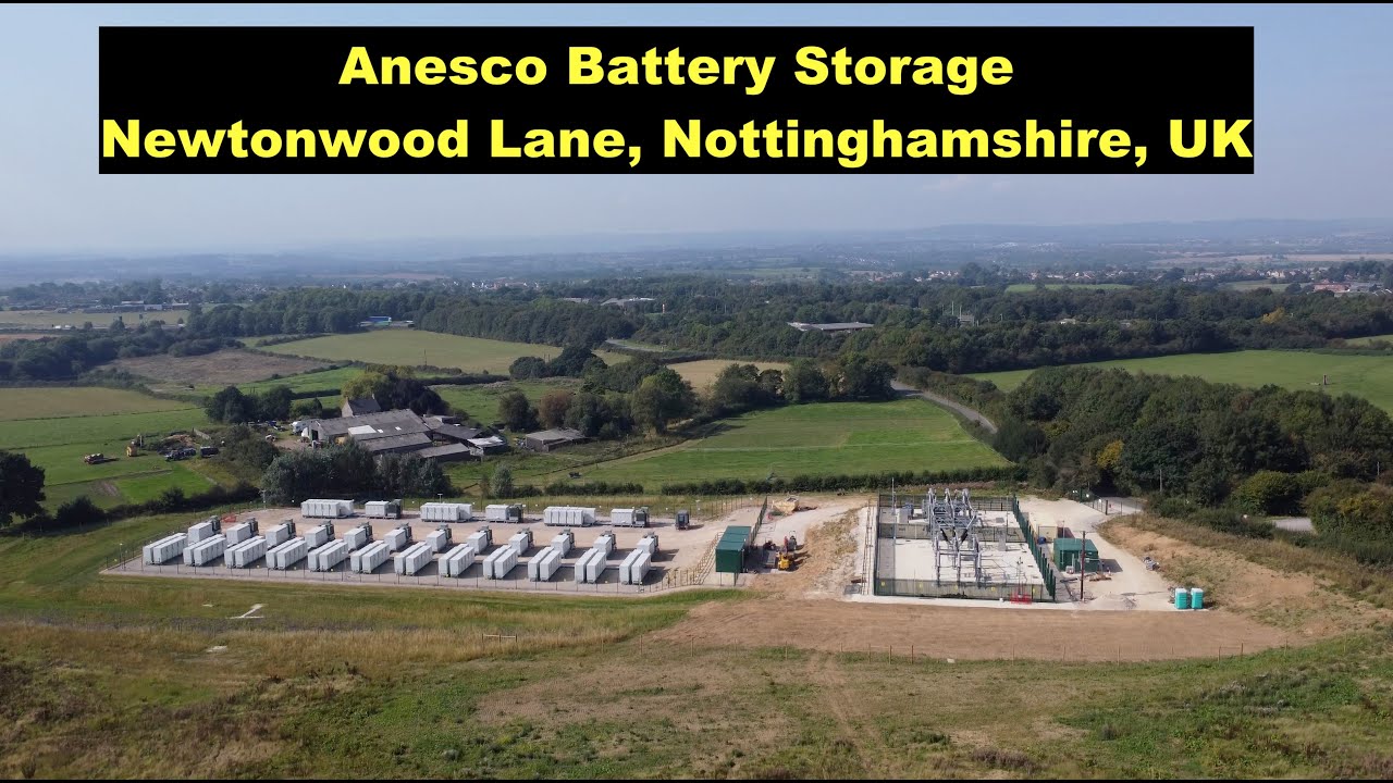 Anesco Battery Storage Park - Newtonwood Lane, Nottinghamshire - 4K ...