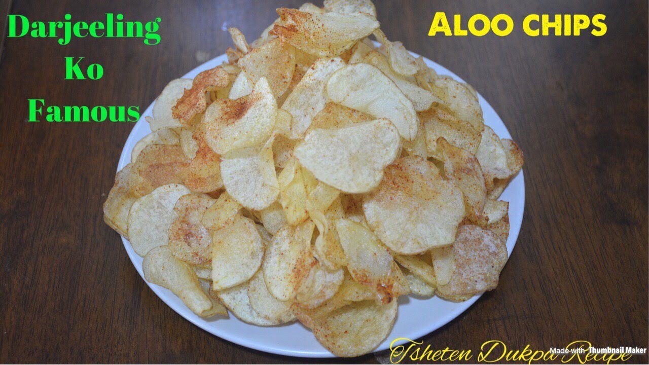 Aloo/Alu Chips || Darjeeling Style Aalu Chips || How To Make Potato ...