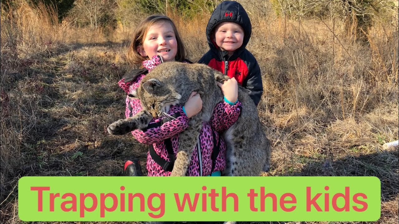 Trapping with the kids!! - YouTube