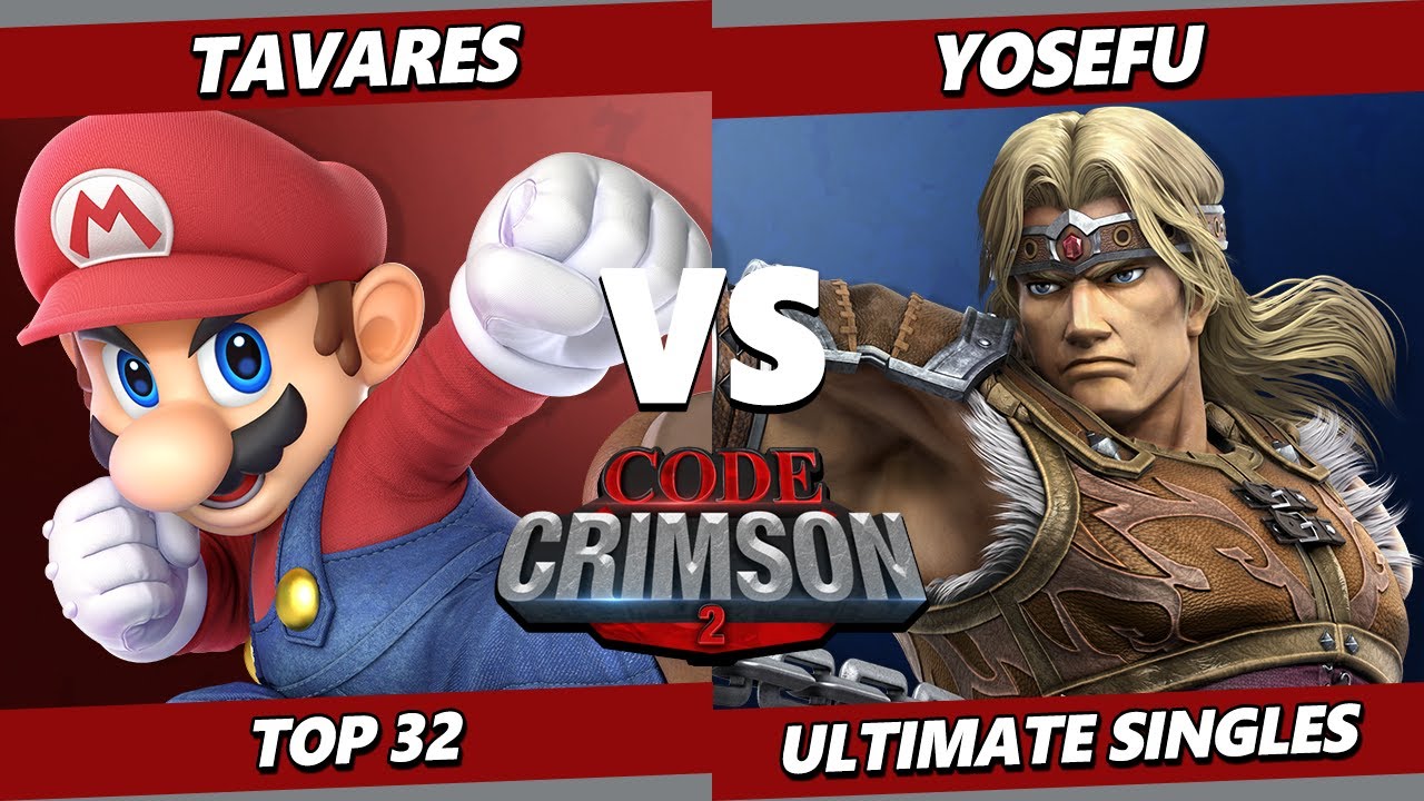 Code Crimson 2 - Tavares (Mario, ROB) Vs. YoseFu (Simon) Smash Ultimate ...