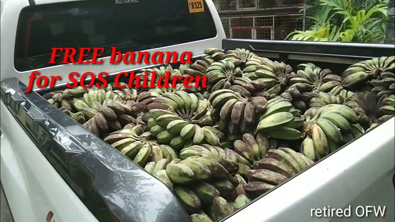 Banana Donation for SOS Children - YouTube