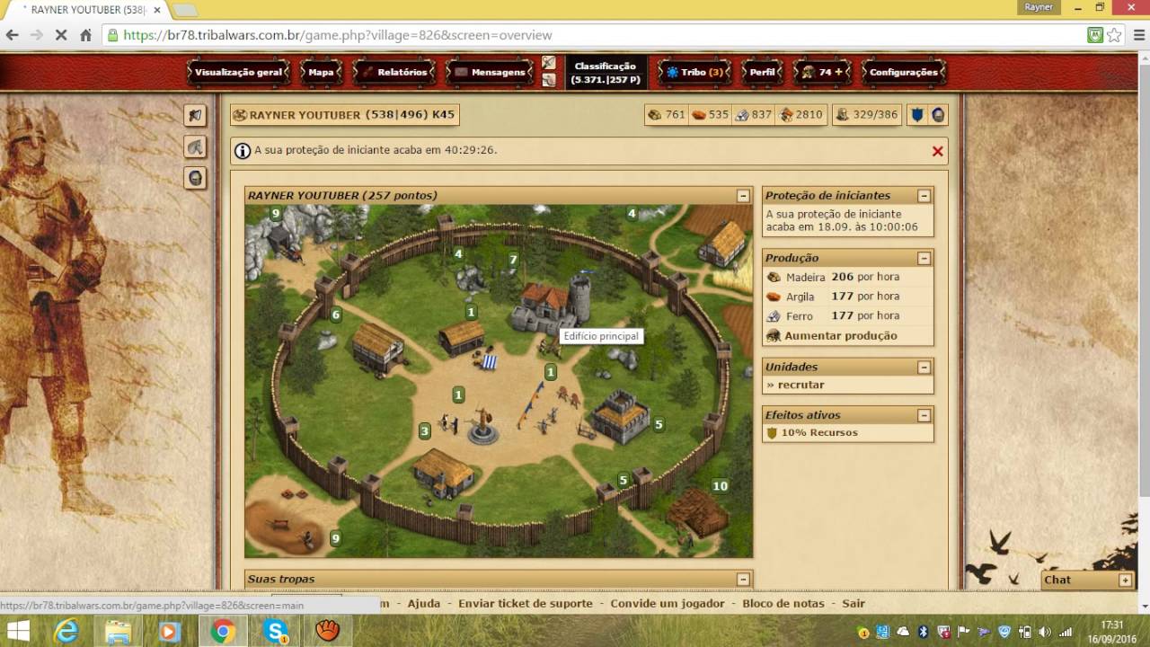 Tribal Wars-Mundo 78 ap.1 - YouTube