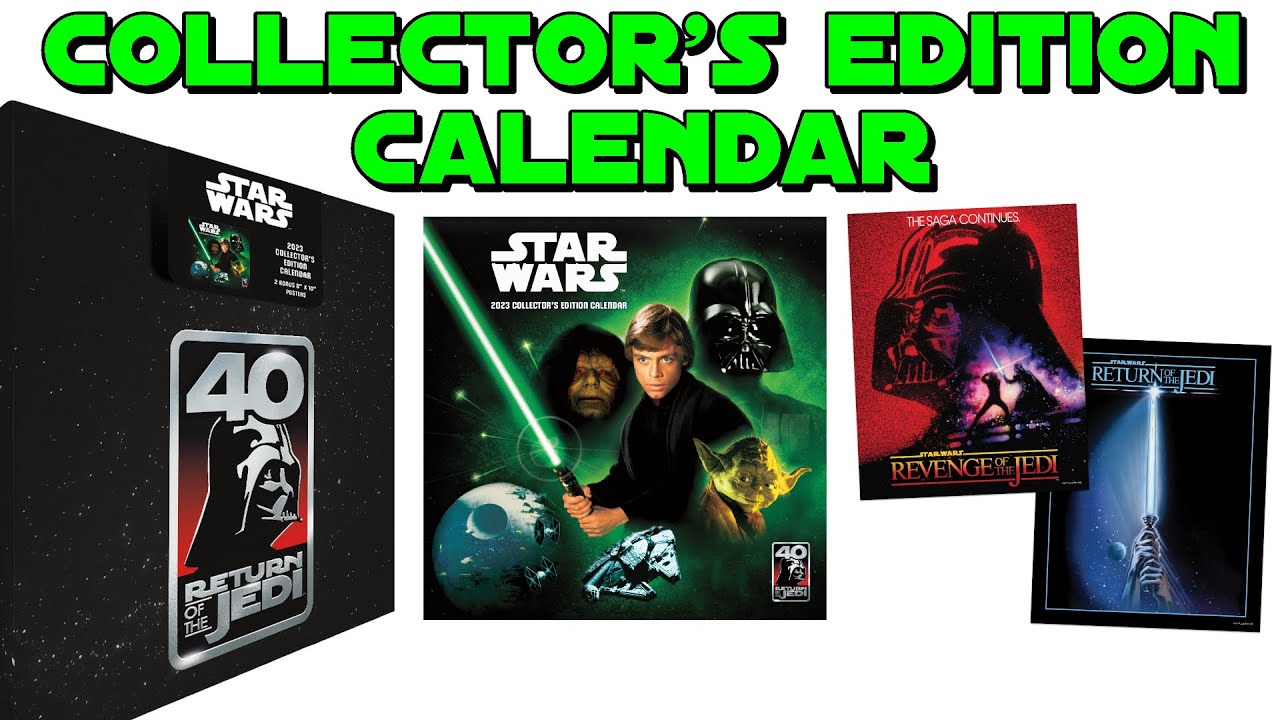 40th Anniversary Return Of The Jedi Collector's Edition 2023 Calendar ...