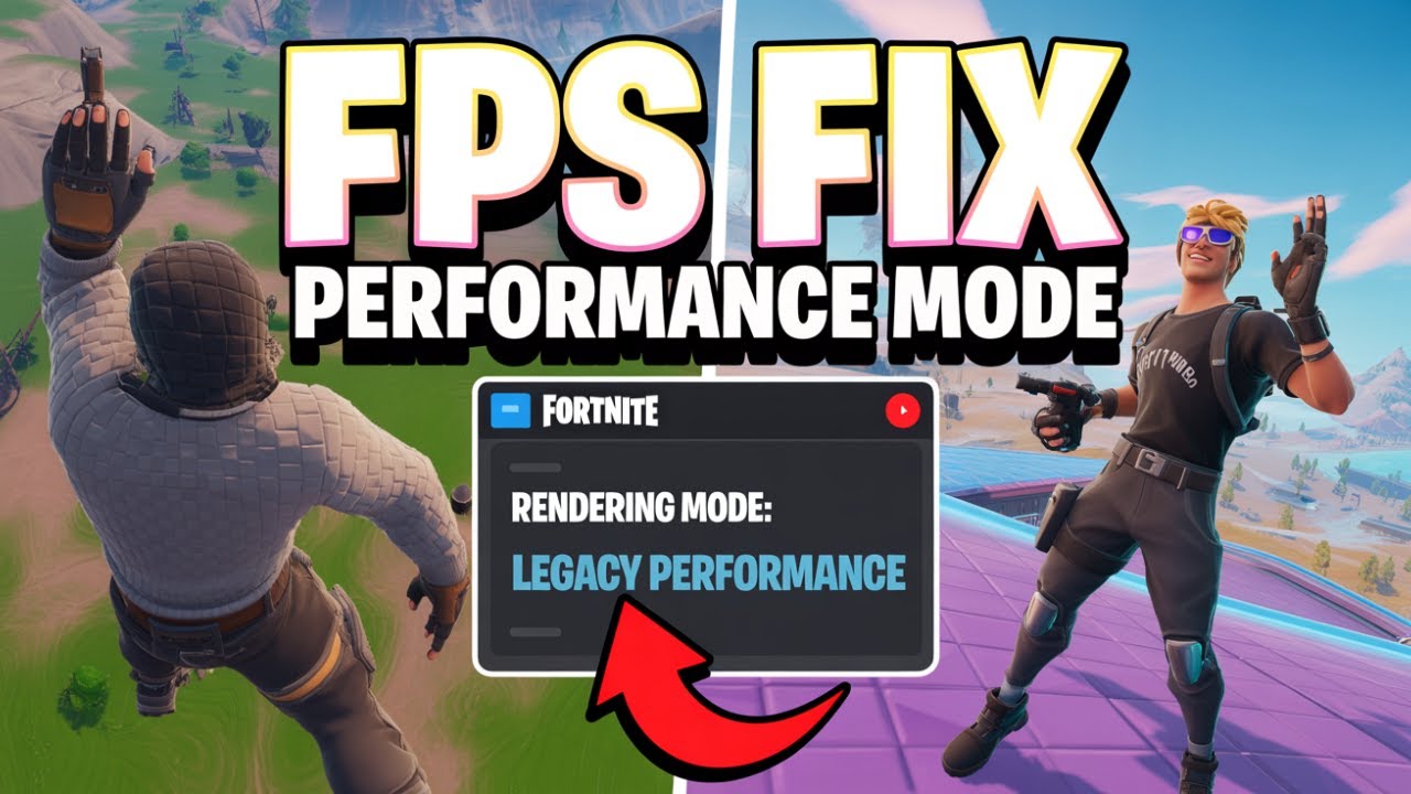 How to Set Rendering Mode to Legacy Performance in Fortnite (PC) | 2026 ...