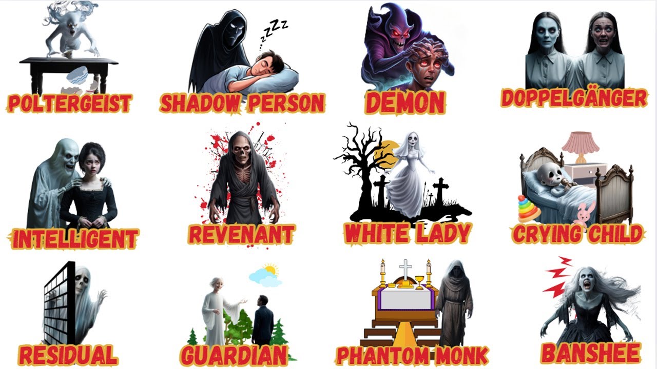 Every Type of Ghost Explained in 10 minutes - YouTube