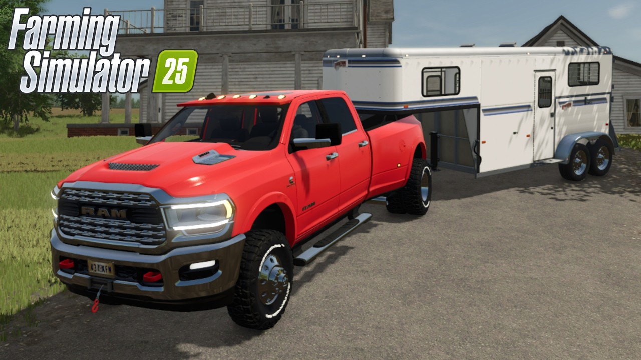 FS25 - 2024 Dodge Ram 3500 CrewCab - NEW CAR MOD for Farming Simulator ...