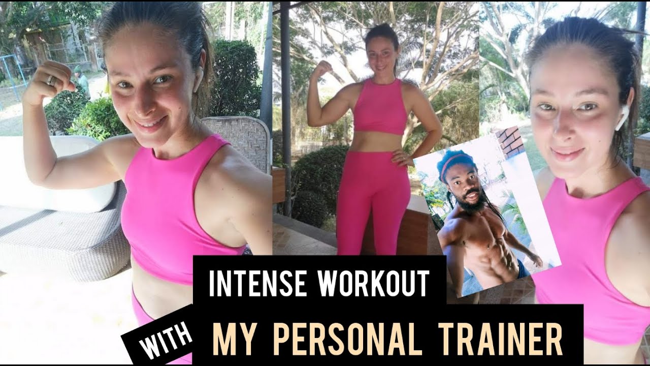 Intense Workout with my Personal Trainer (Virtual) / Post Covid - YouTube